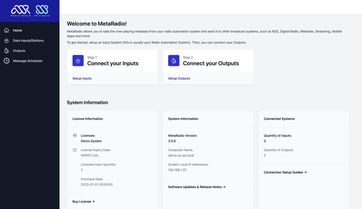 Connecting Spinitron to RDS & Digital Radio with MetaRadio - Media Realm
