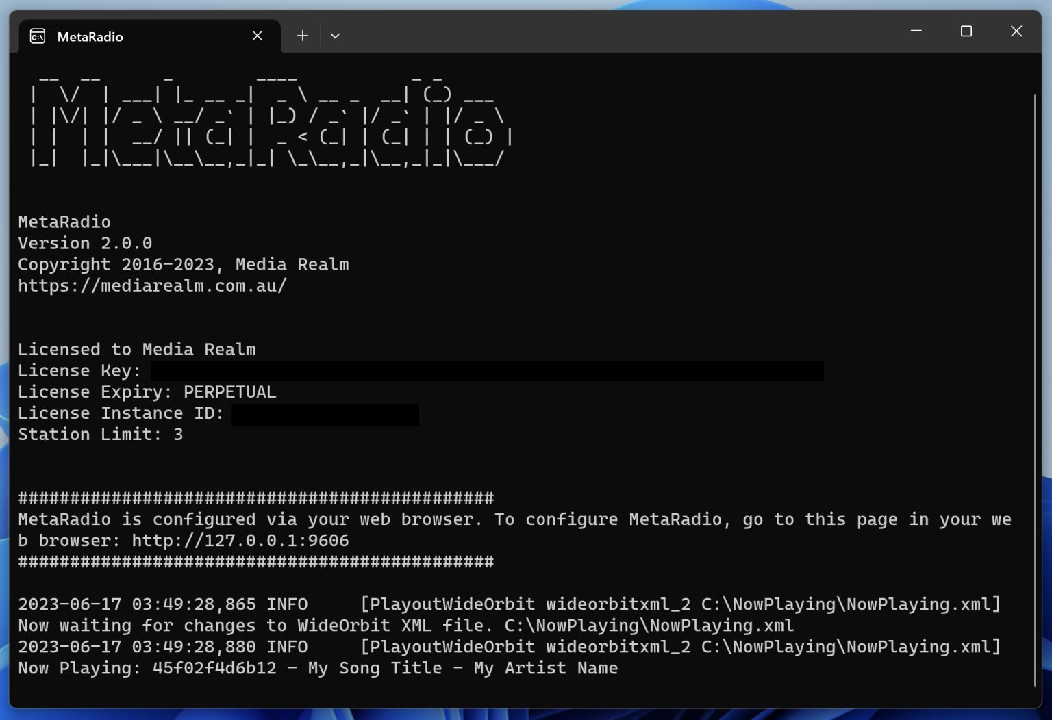 WideOrbit Radio Automation: Connecting Now-Playing Song Data