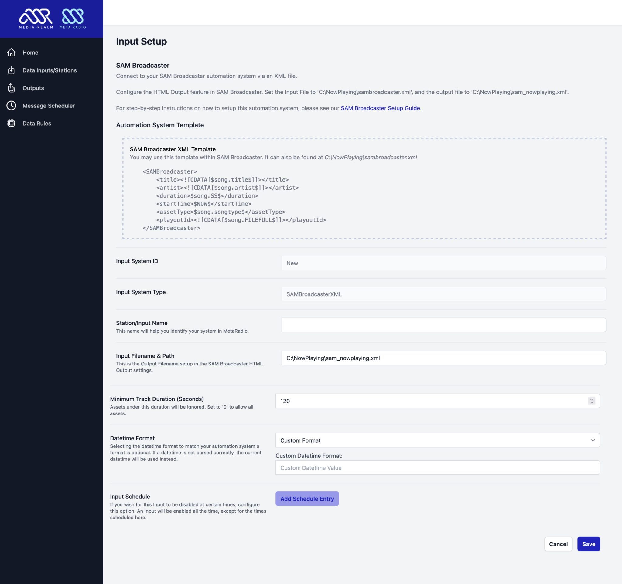 SAM Broadcaster PRO: Configuring Now-Playing Song Data - Media Realm