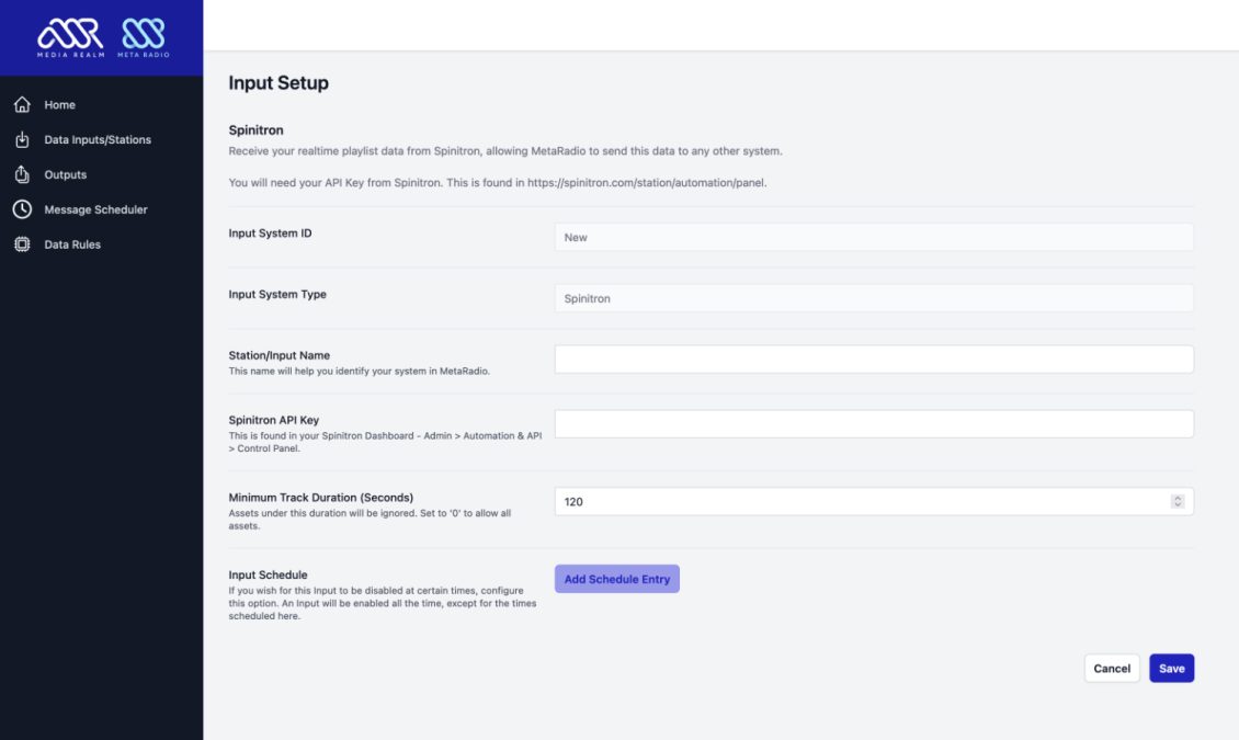 Connecting Spinitron to RDS & Digital Radio with MetaRadio - Media Realm